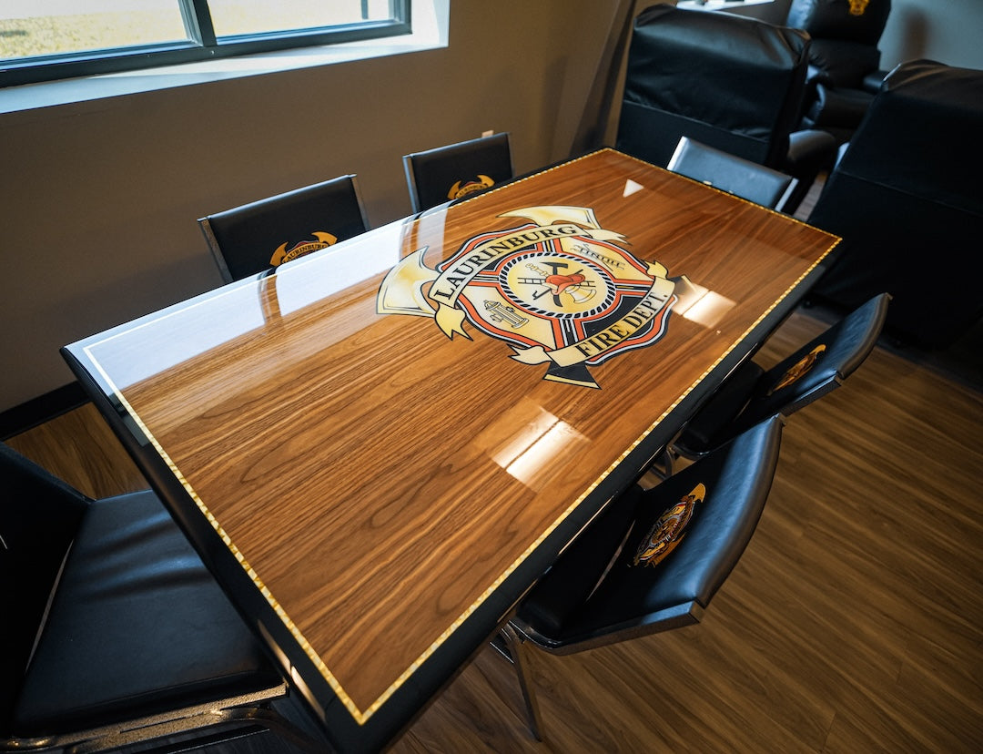 Custom Logo Firehouse Furniture | Fire Station Furniture – Working Fire ...